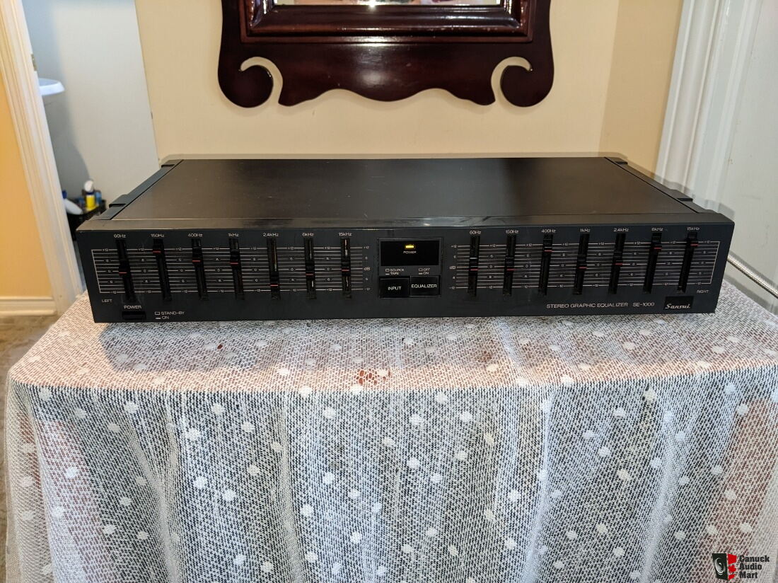 Sansui 7-Band Stereo Equalizer SE-1000 Dealer Ad - Canuck Audio Mart
