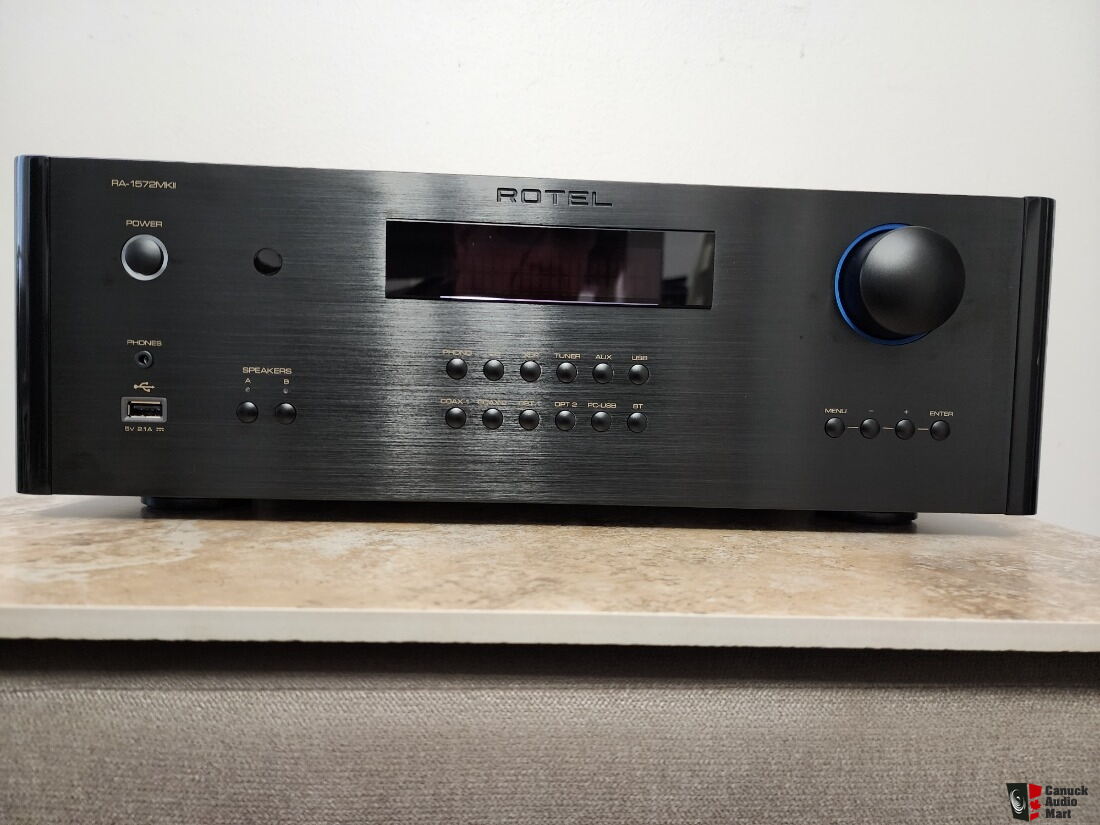 Rotel RA-1572 MKII 120w Integrated Amp (Black) Photo #4253822 - Canuck ...