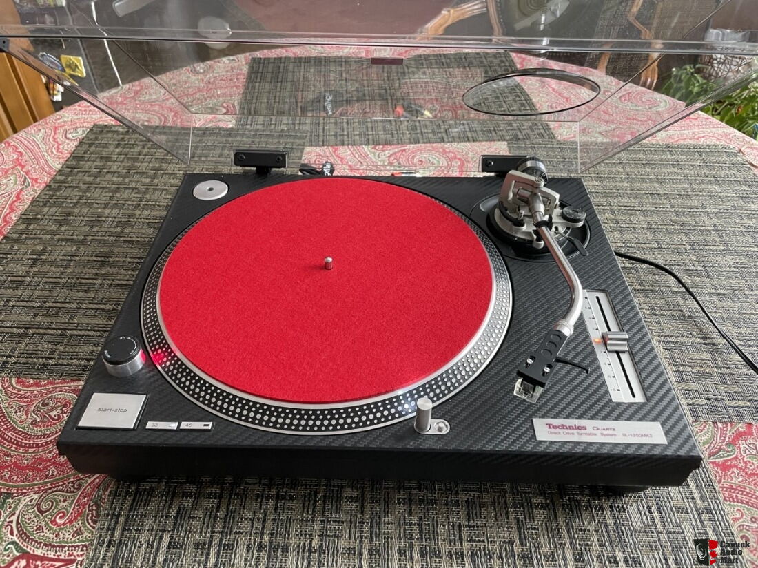 Technics SL1200 MK2 Direct-Drive Turntable, Black Cover Photo #4260116 ...