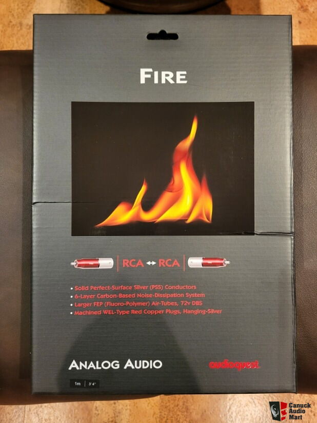 New in box Audioquest Fire RCA 1M For Sale - Canuck Audio Mart