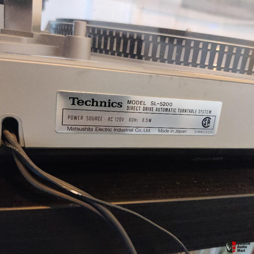 Technics SL-5200 Quartz Direct Drive Turntable Photo #4264328 - UK ...