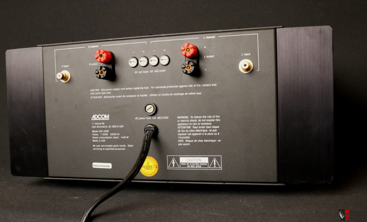 Adcom GFA 5500 Stereo Power Amplifier Photo #4267955 - US Audio Mart