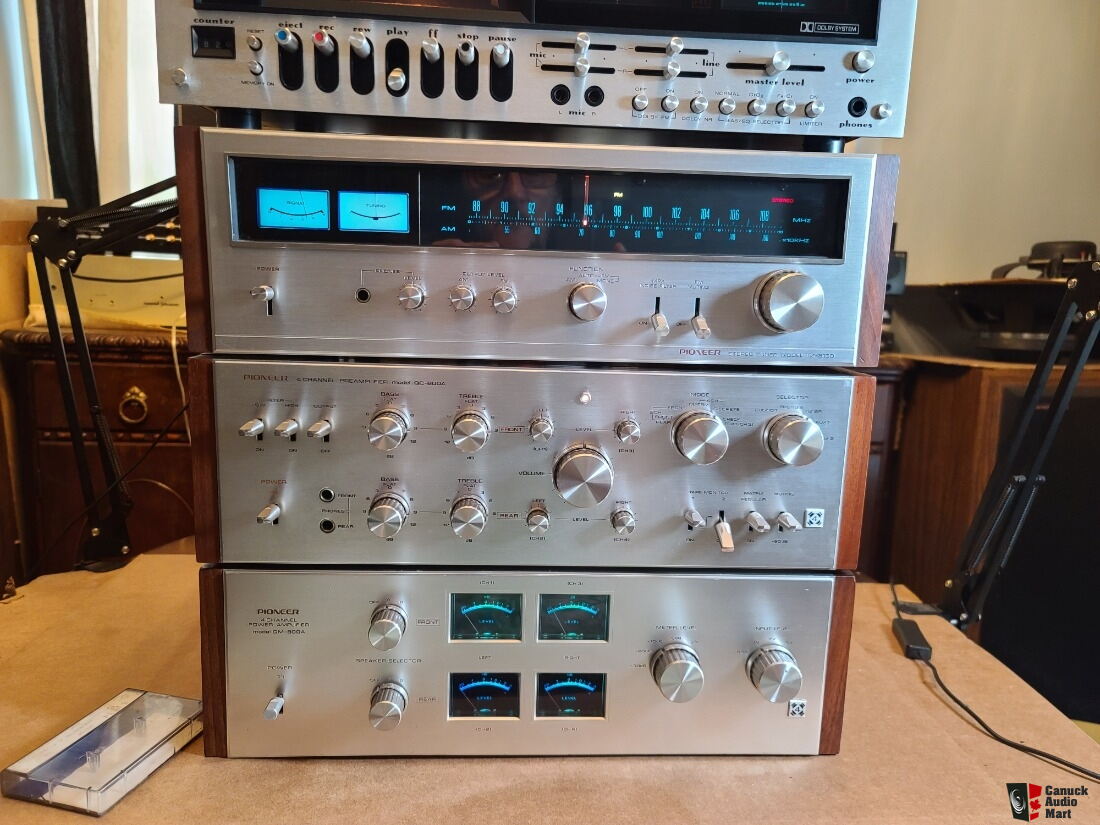 Pioneer QM-800A Amplifier, QC-800A Preamplifier, TX-8100 Tuner For Sale ...