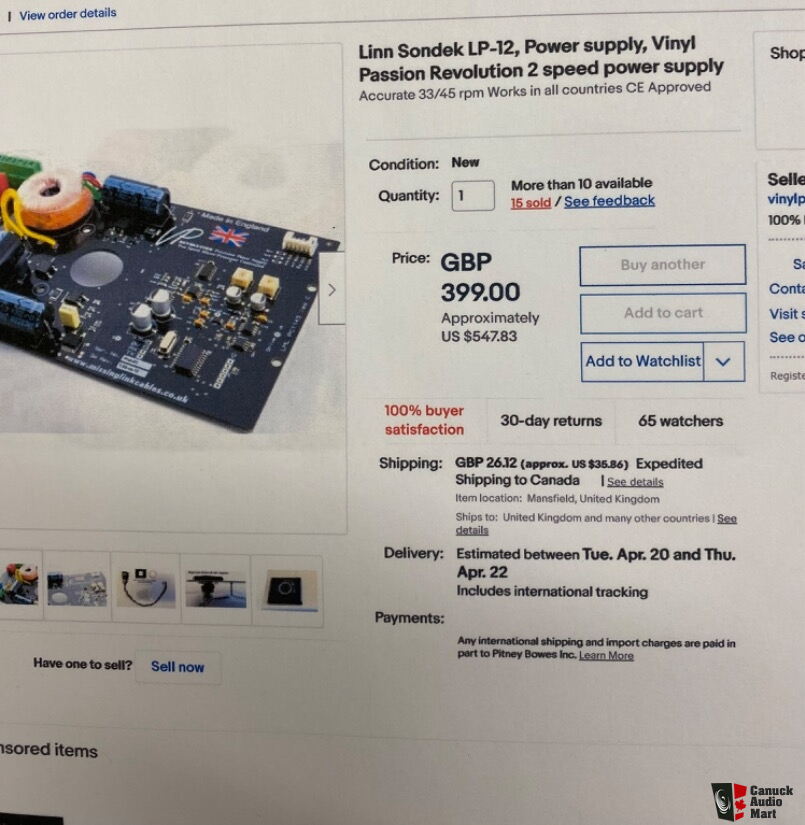 Linn 12 power supply upgrade Photo #4270523 - US Audio Mart