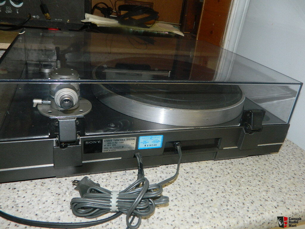 Sony PS X 60 Turntable Needs Cartridge Selling AS IS Photo #4271135 ...