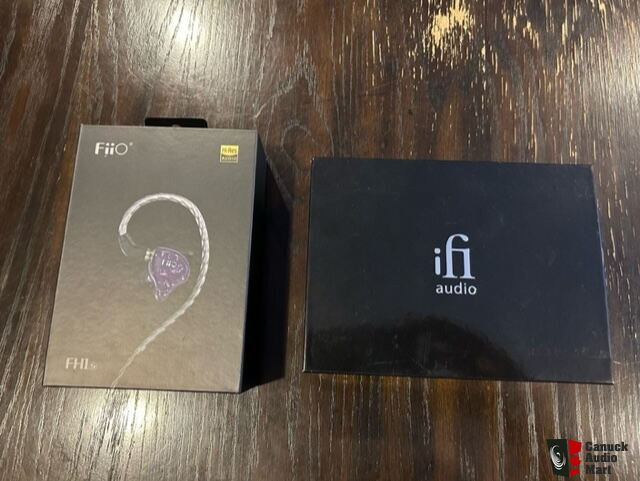 Ifi Hip Dac set with FInal Audio IEMS plus Fiio FH1s IEMS. High res ...
