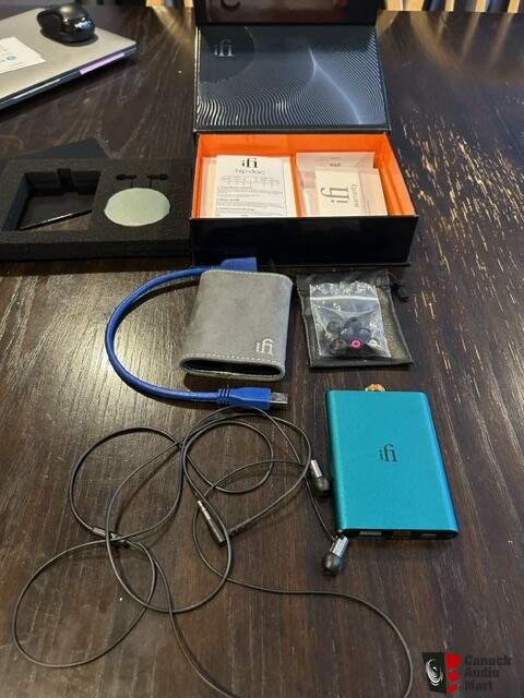 Ifi Hip Dac set with FInal Audio IEMS plus Fiio FH1s IEMS. High res ...