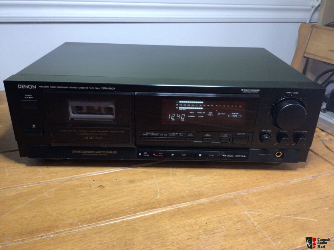 Denon drm-800A cassette deck Photo #4272225 - US Audio Mart