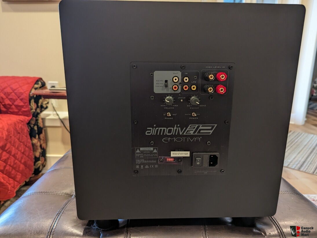 Emotiva Airmotive SE12 Flex Subwoofer Photo #4272972 - UK Audio Mart
