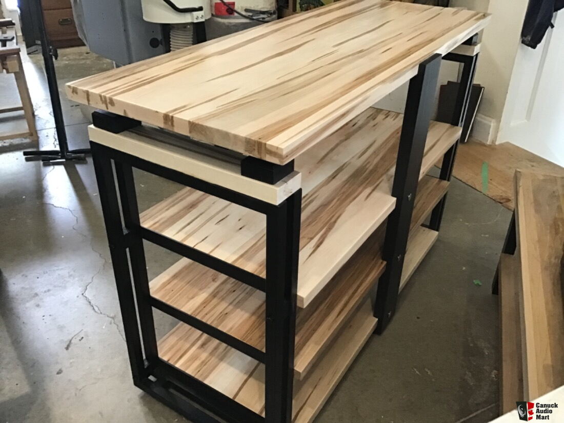 Custom 4 shelf stand with floating top shelf Photo #4274653 - Canuck ...