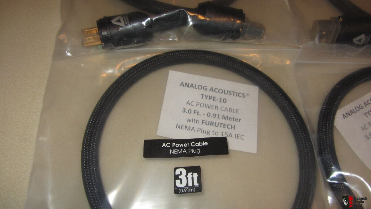 Analog Acoustics power cables Photo #4274906 - Canuck Audio Mart