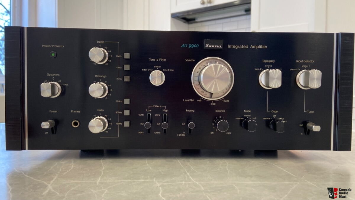 Sansui AU-9900 Amplifier,,nice perfect working,,free canada shipping ...