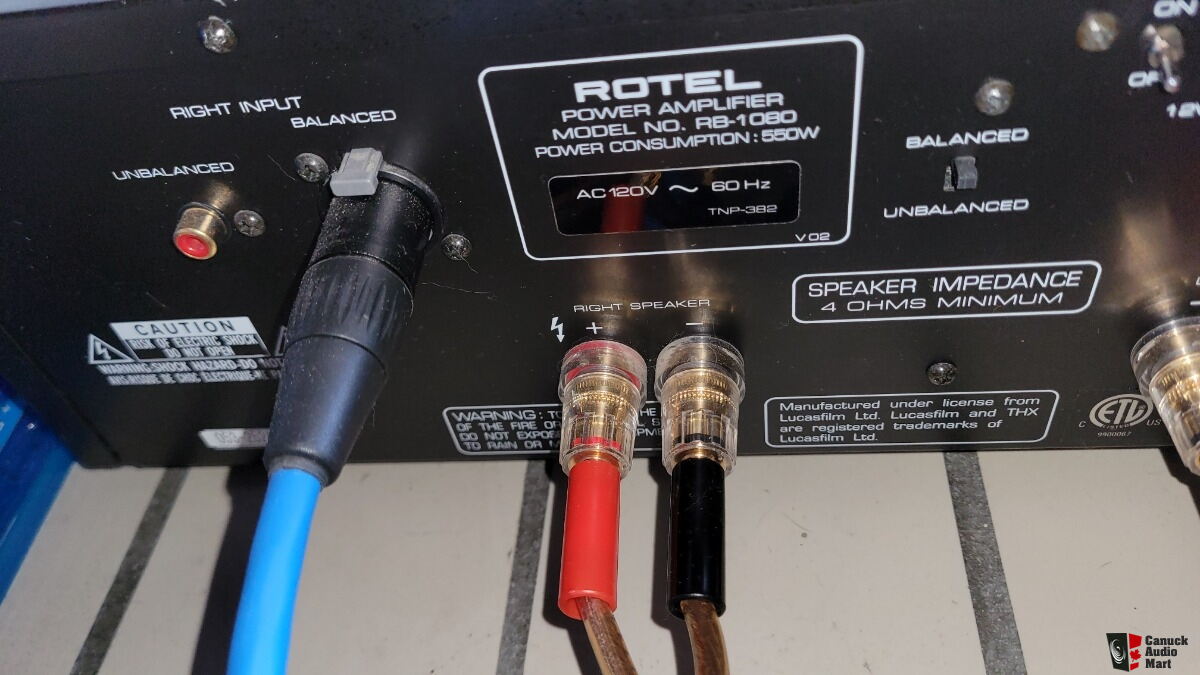 rotel 1080 stereo amplifier 400 watts Photo #4283332 - US Audio Mart