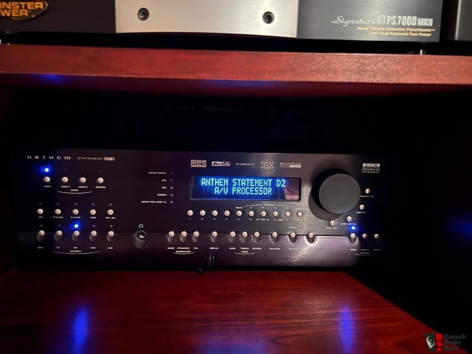 Anthem Statement D2 Pre-amp/Processor with New Remote, Taking Offers ...