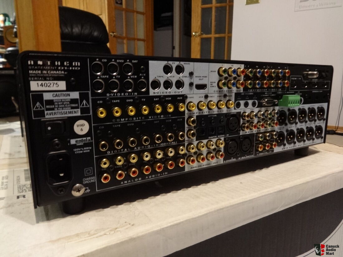 Anthem Statement D2 Pre-amp/Processor with New Remote, Taking Offers ...
