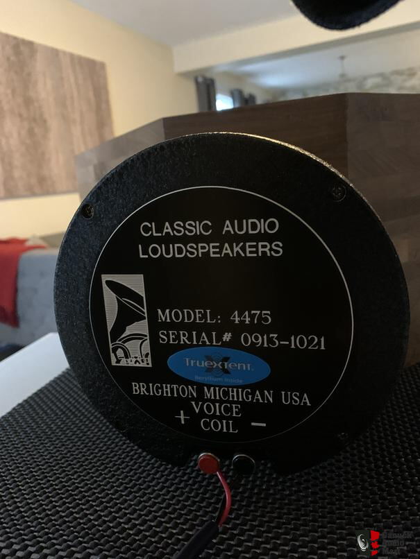 Classic Audio 4475 driver and Handbuilt Athos Audio Black Walnut TH4001 ...