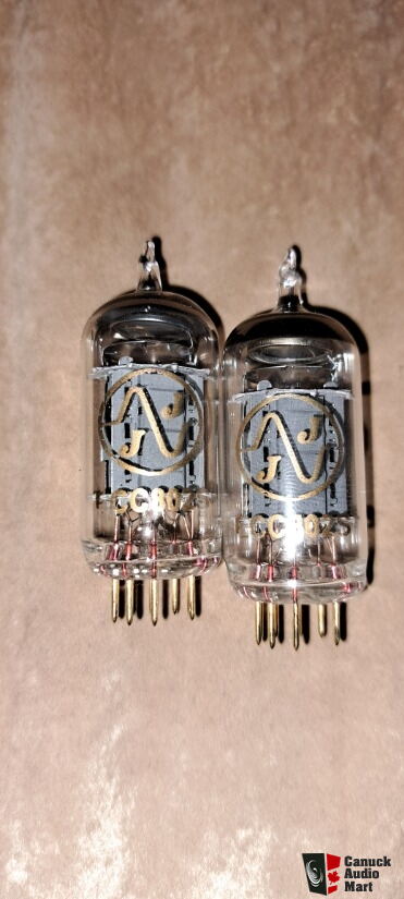 PAIR OF JJ 12AU7 GOLD PINS For Sale - Canuck Audio Mart