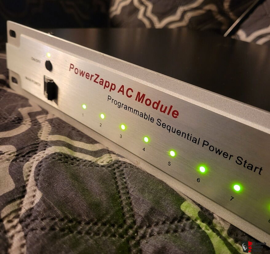 PZ-1800 PowerZapp Sequential Turn on/off Surge Protected Power Outlet ...