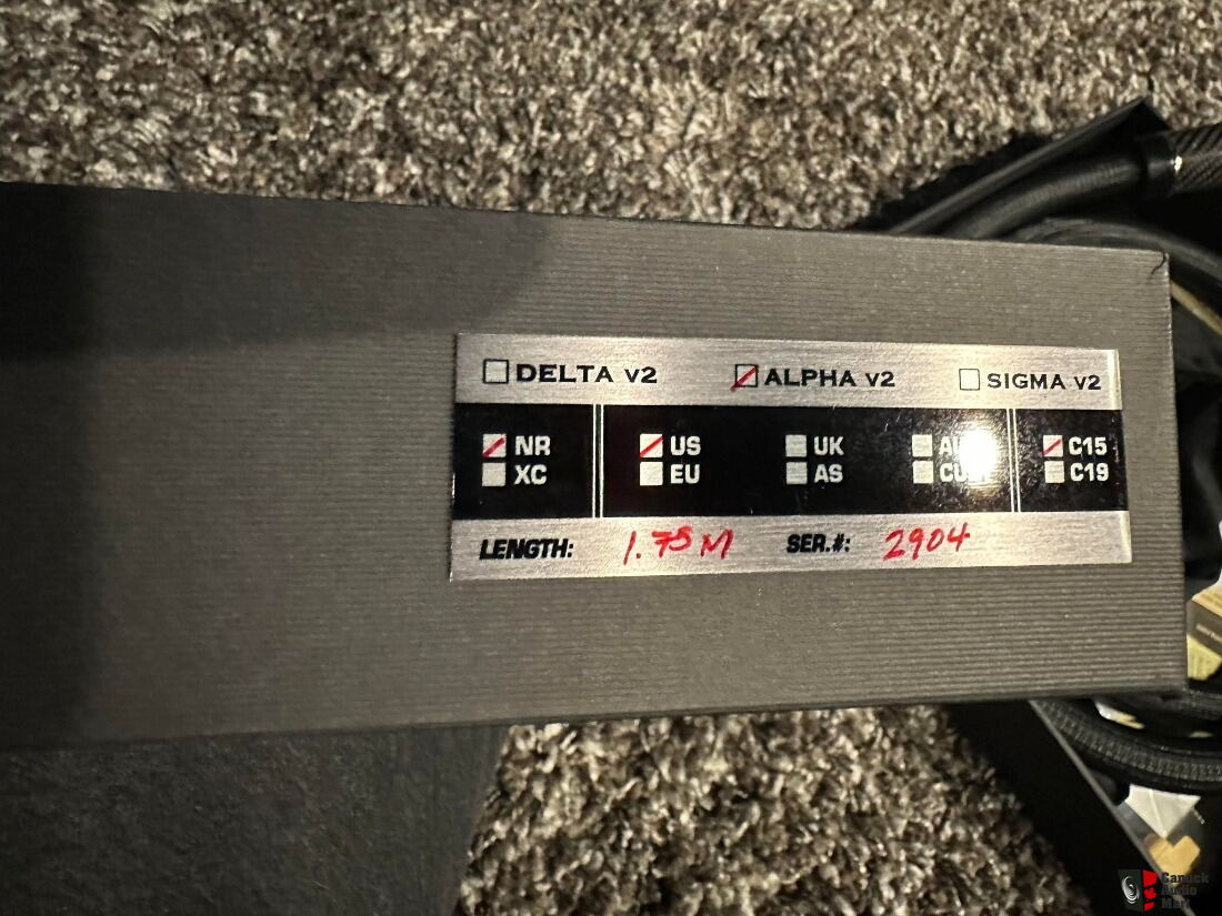 Shunyata Alpha V2 NR C15, 1.75m Photo #4287432 - Canuck Audio Mart