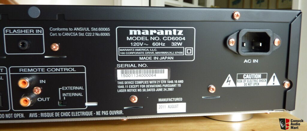 Marantz CD 6004 CD Player Photo #428756 - US Audio Mart