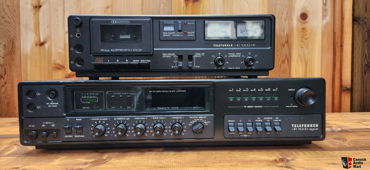 Vintage Telefunken HR5000 Digital Broadcast Receiver and HC1000 ...