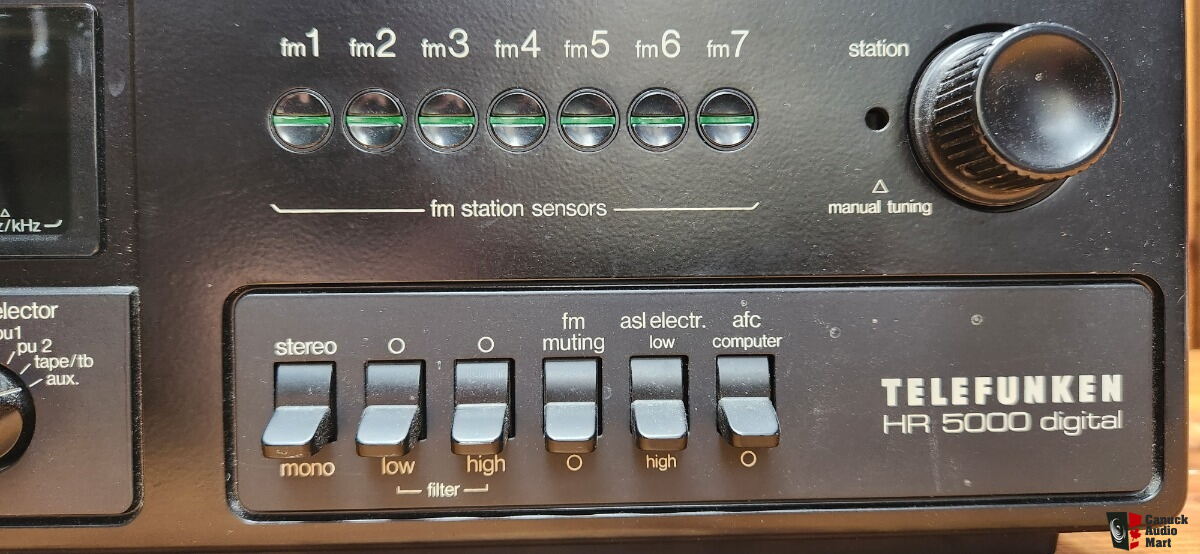 Vintage Telefunken HR5000 Digital Broadcast Receiver and HC1000 ...