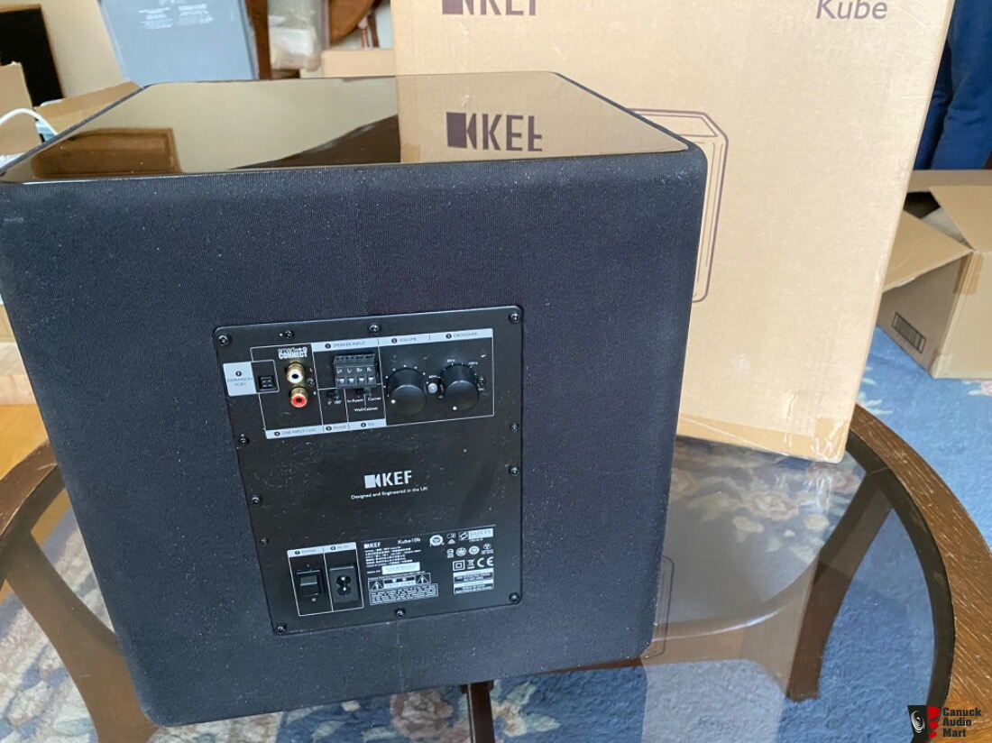 Kef KUBE10b High Performance 10 Inch active Subwoofer WOW guys LOOK ...