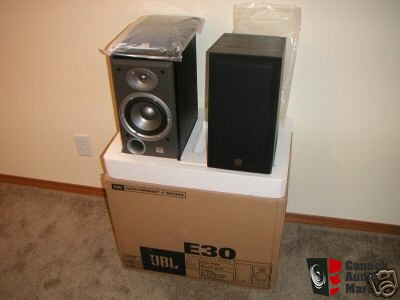 JBL E30 Northridge bookshelf speakers.125W RMS.Black.Mint cond. Photo ...