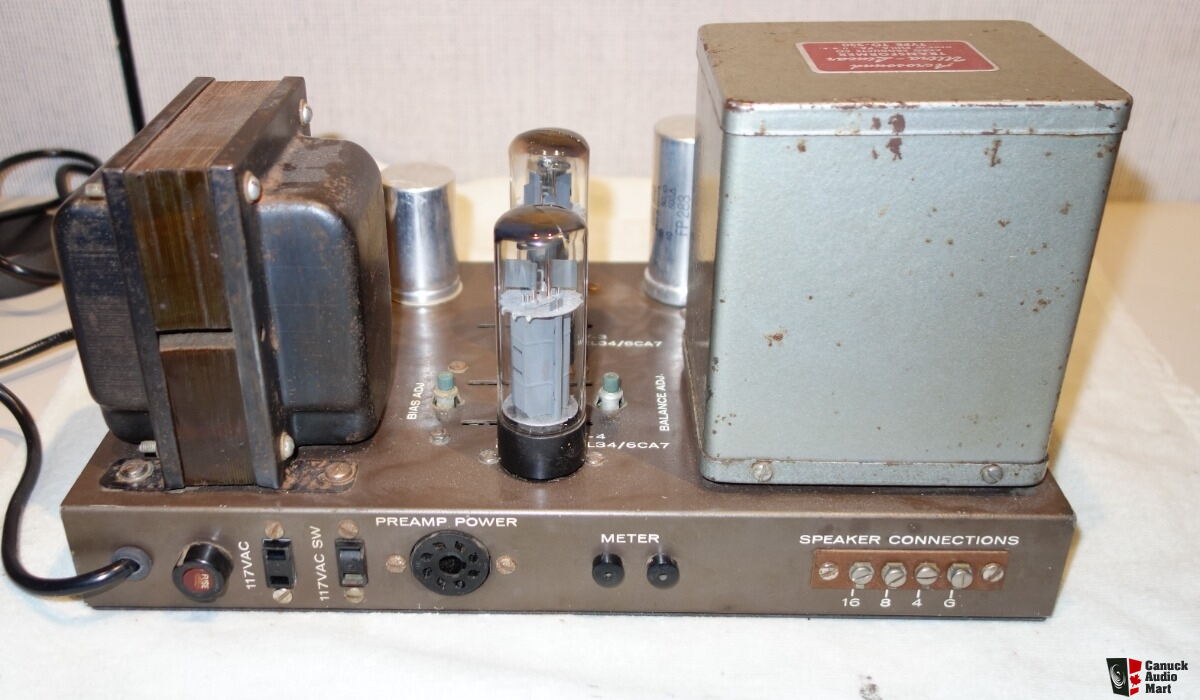 Eico HF60 power amplifiers with Acrosound TO-330 output transformers ...