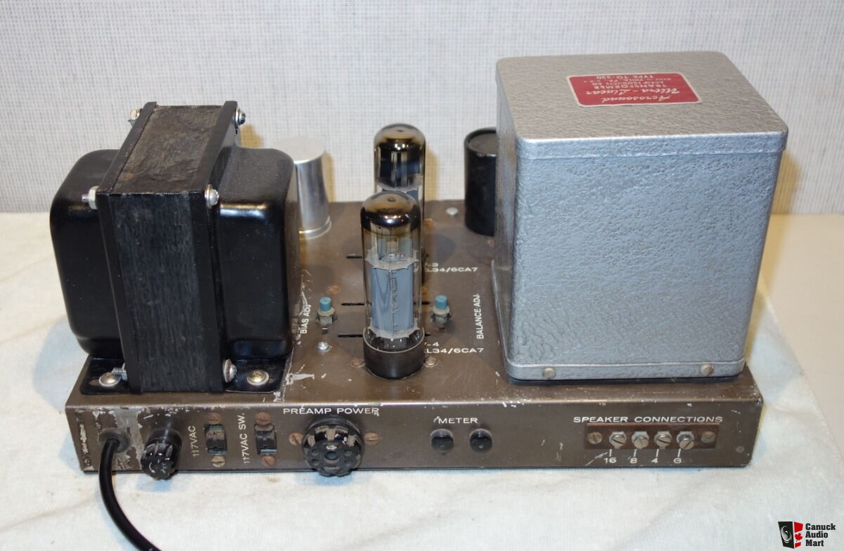 Eico HF60 power amplifiers with Acrosound TO-330 output transformers ...