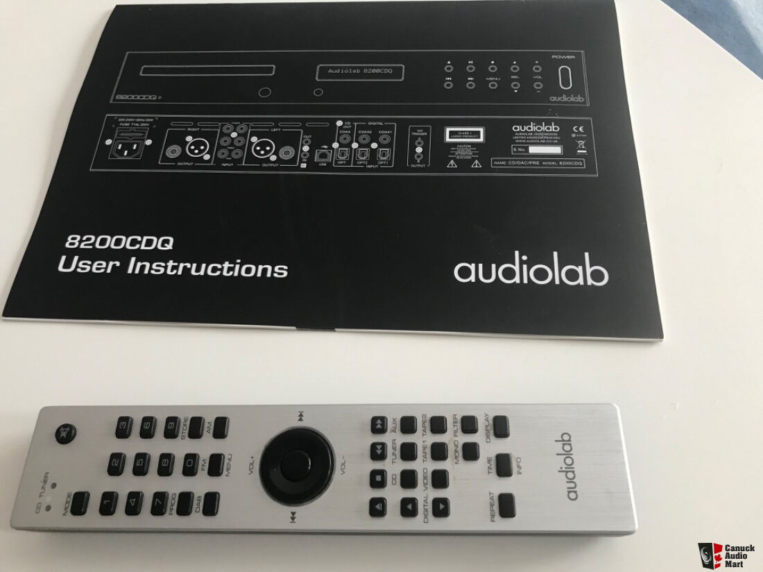 Audiolab 8200CDQ Preamplifier, Dac, CD player Photo #4289934 - US Audio ...