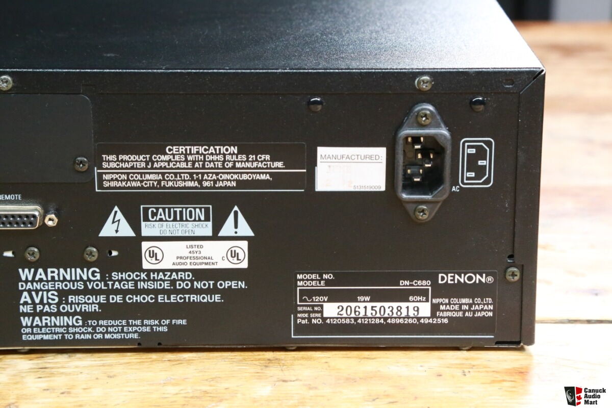 Denon DN-C680 Professional CD Player Photo #4302849 - Canuck Audio Mart