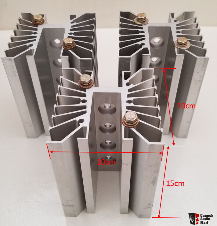 3x Aluminum Heatsinks pulled from Military Power Supply, Excellent ...