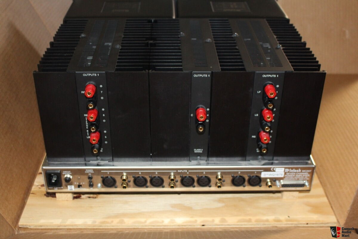 McIntosh MC-207 (7) CHANNEL Amplifier - Mint - Original Box - Serviced ...