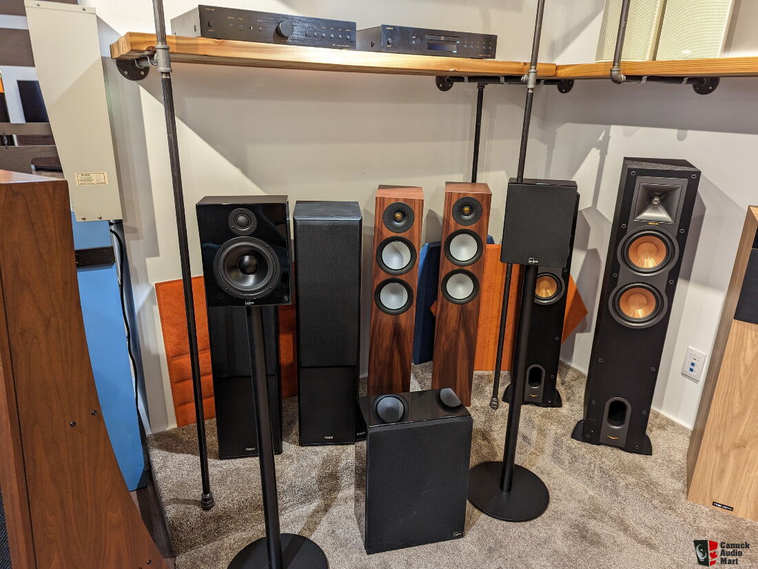 Lyngdorf MH-2 Spkrs w/ Stands + BW-2 Subwoofer (Blk): STORE Demo's; 1 ...