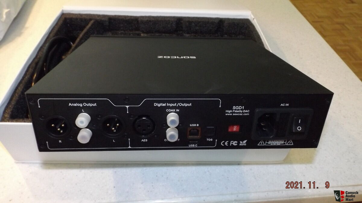 Soncoz SGDI Dac Balanced Photo #4308130 - Canuck Audio Mart