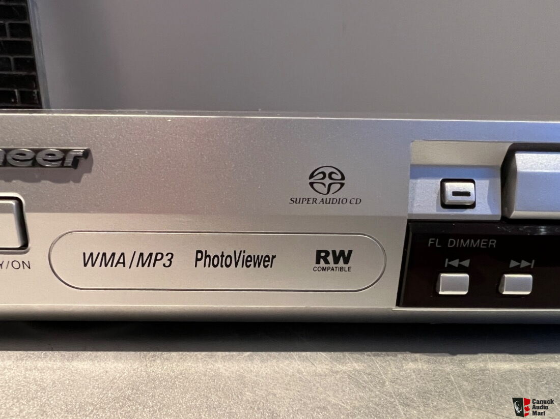 Pioneer Super Audio CD Player DVD SACD DVD-A Super Audio WMA/MP3 DV ...