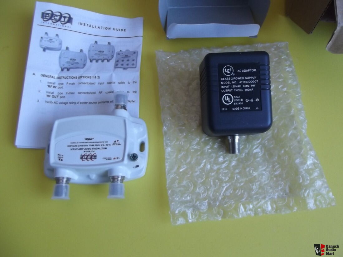 Booster for cable or antenna 15dB 2 output For Sale - Canuck Audio Mart