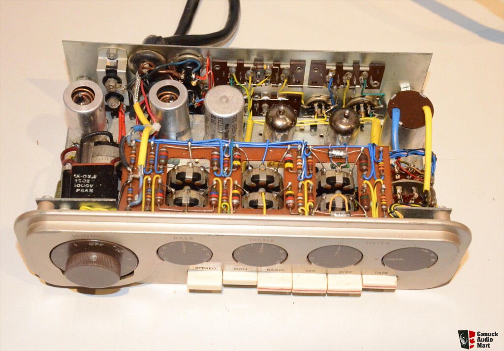 Quad 22 stereo tube preamplifier for project or parts Photo #431090 ...