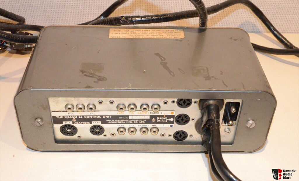 Quad 22 stereo tube preamplifier for project or parts Photo #431090 ...