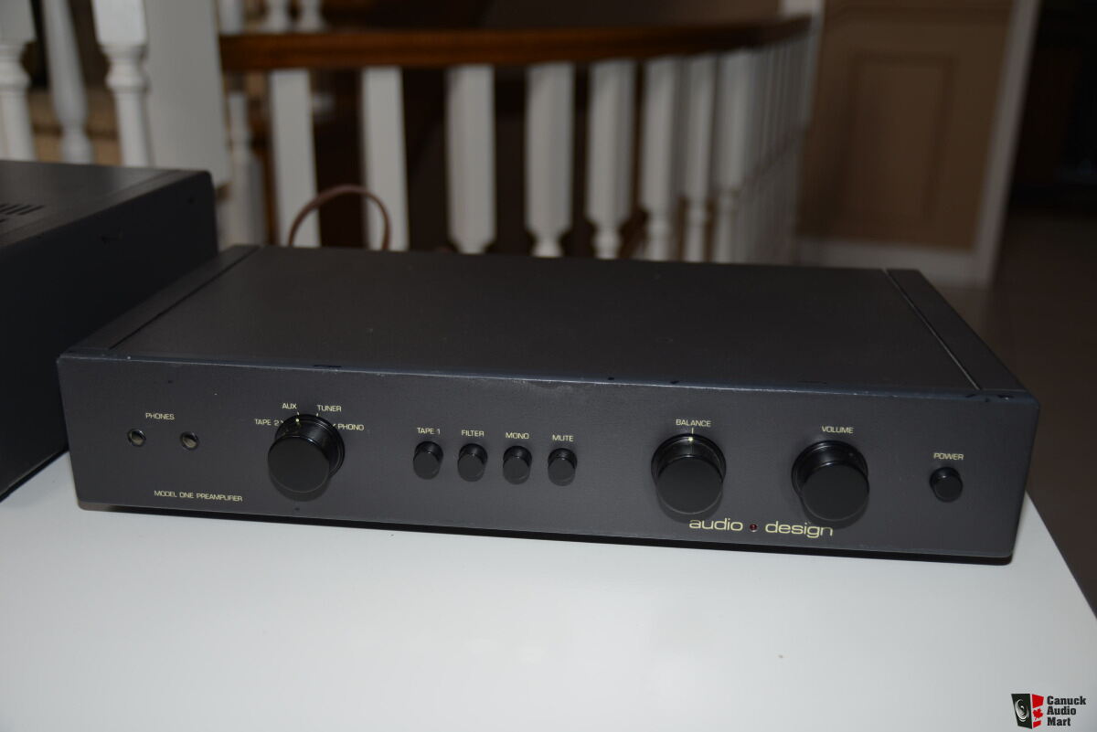 Audio Design - Model One Preamplifier and 10a Power Amplifier Photo ...