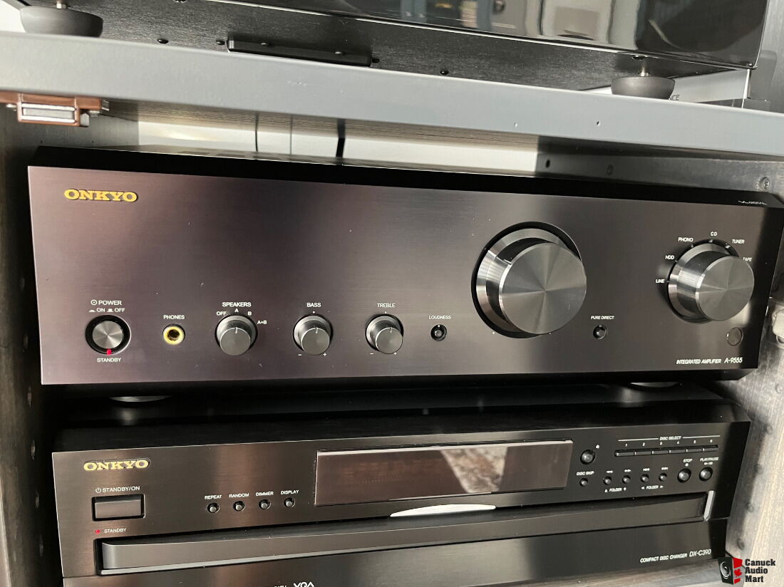 Onkyo A 9555 Integrated Amplifier Black Photo 4335401 UK Audio Mart