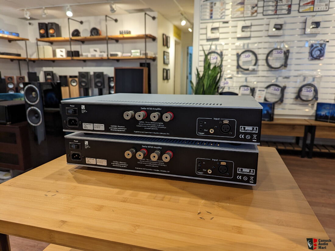 PS Audio Stellar M700 Mono Amps (Silver): MINT Trade-In; w/Wrnty; 45% ...