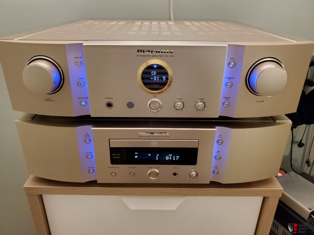 Marantz PM-14S1 (integrated) and SA-15S2 (CD/SACD player/DAC) - COMBO ...