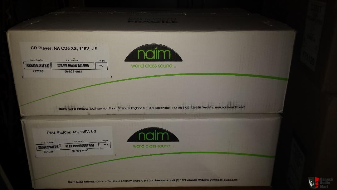 Naim CD5XS CD Player and Naim FlatcapXS Power supply Photo #4316114 ...