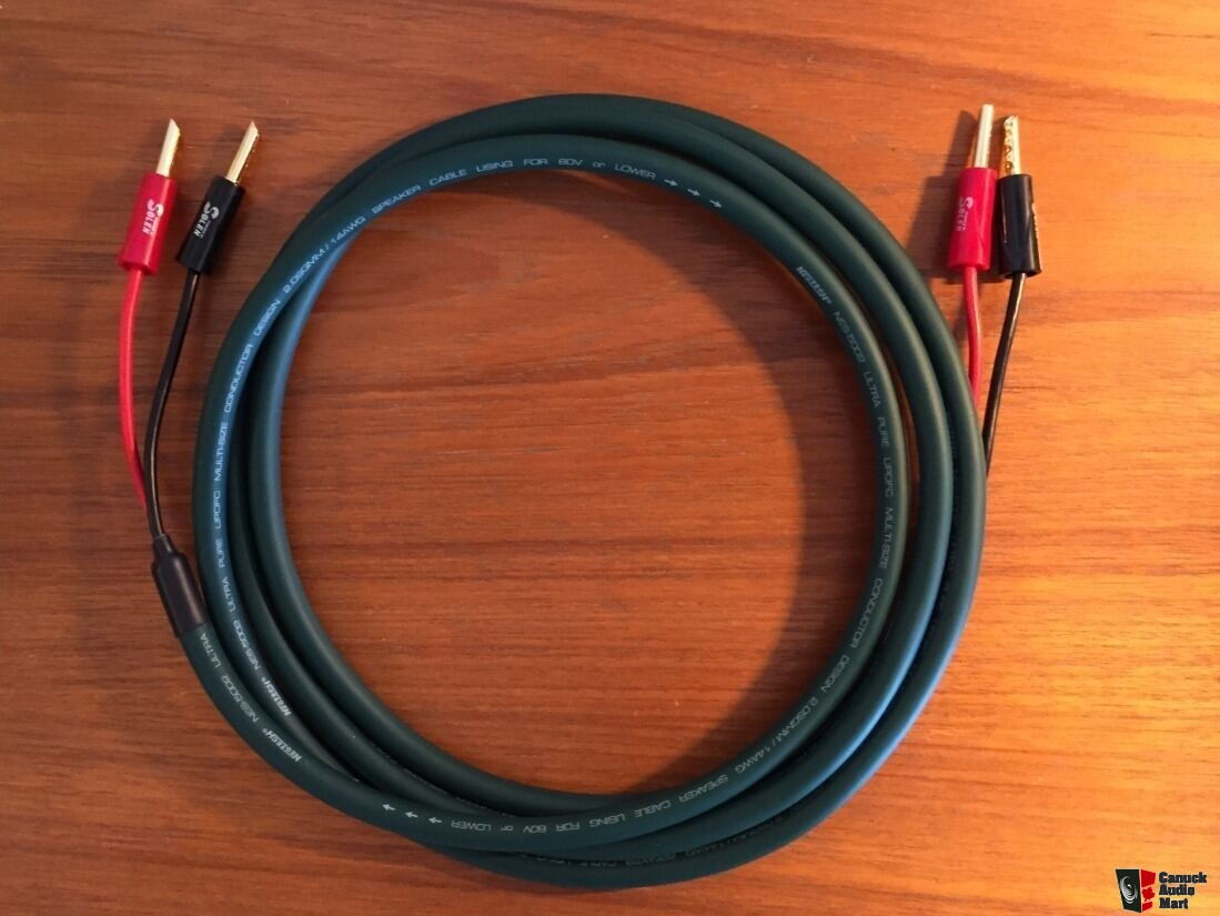 Neotech NES-5002 Speaker w/Banana Plugs 2.5M Pair. New! For Sale ...