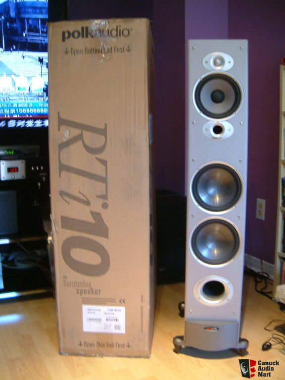 Polk Audio RTI10 High Performance Floorstanding Speakers Mint Condition ...