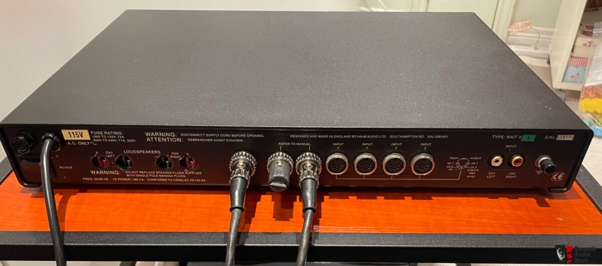 Naim Nait 3R with Remote & Naim US installed socket for optionally ...