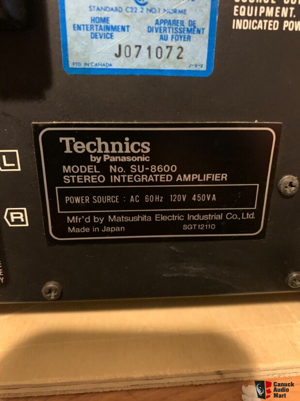 Technics SU-8600 & ST-8600 Photo #4326037 - UK Audio Mart