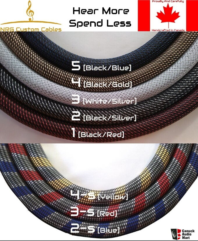 NRG Custom Cables - 6 AWG Speaker Cables (Multiple Options, FREE ...